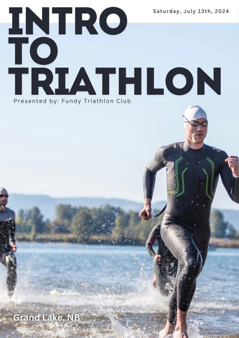 DIY Poster Template Editable Triathlon Poster, Event Poster, Running ...