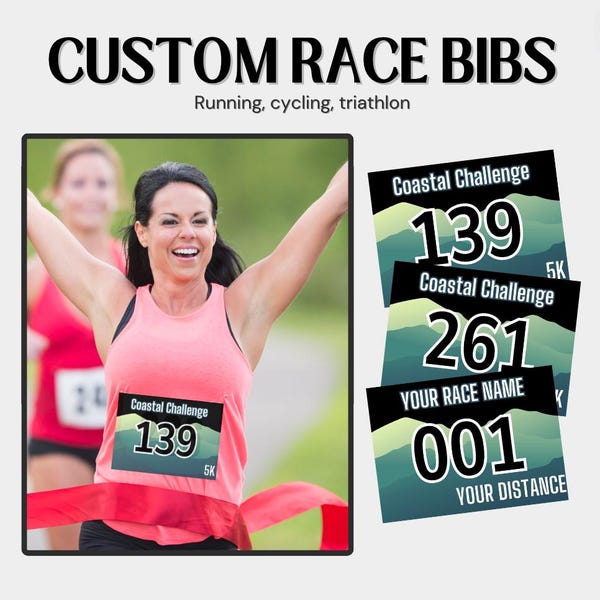 Race Bib - Etsy