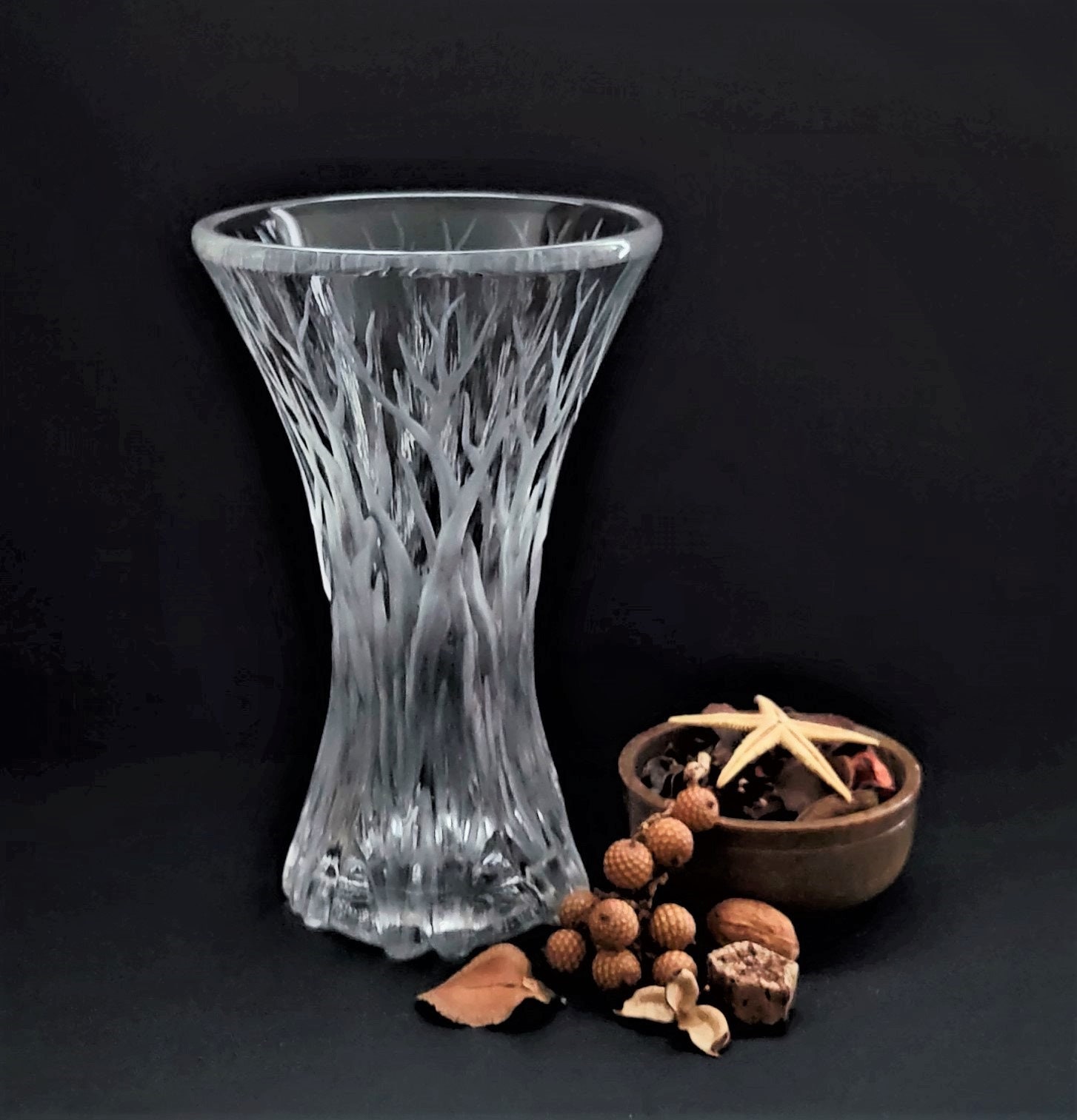 Vintage Glass Vase Stem Motifs - Etsy