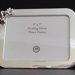 Sterling Silver Photo Frame - Etsy