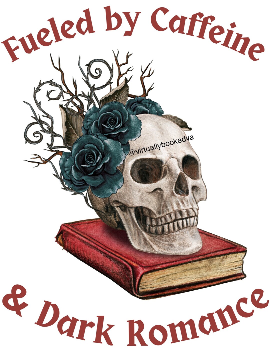 Digital Download SVG Caffeine Dark Romance Bookish - Etsy