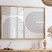 Minimalist Line Black and White Print | Modern Boho Wall Art ...