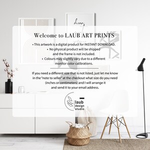 Minimalist Line Black and White Print | Modern Boho Wall Art ...