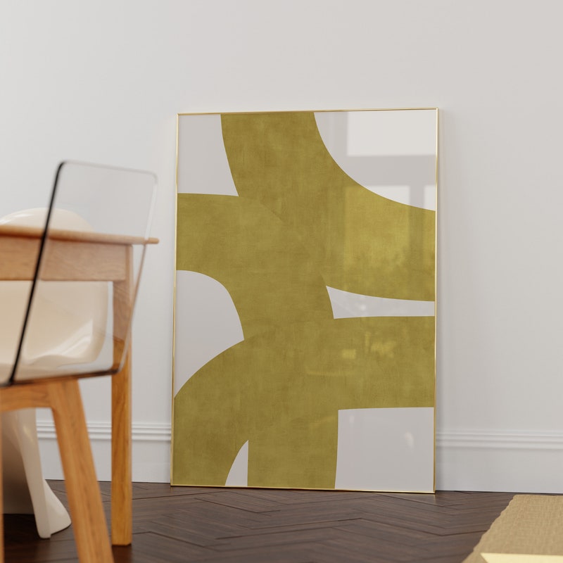 Mustard Yellow Print - Etsy