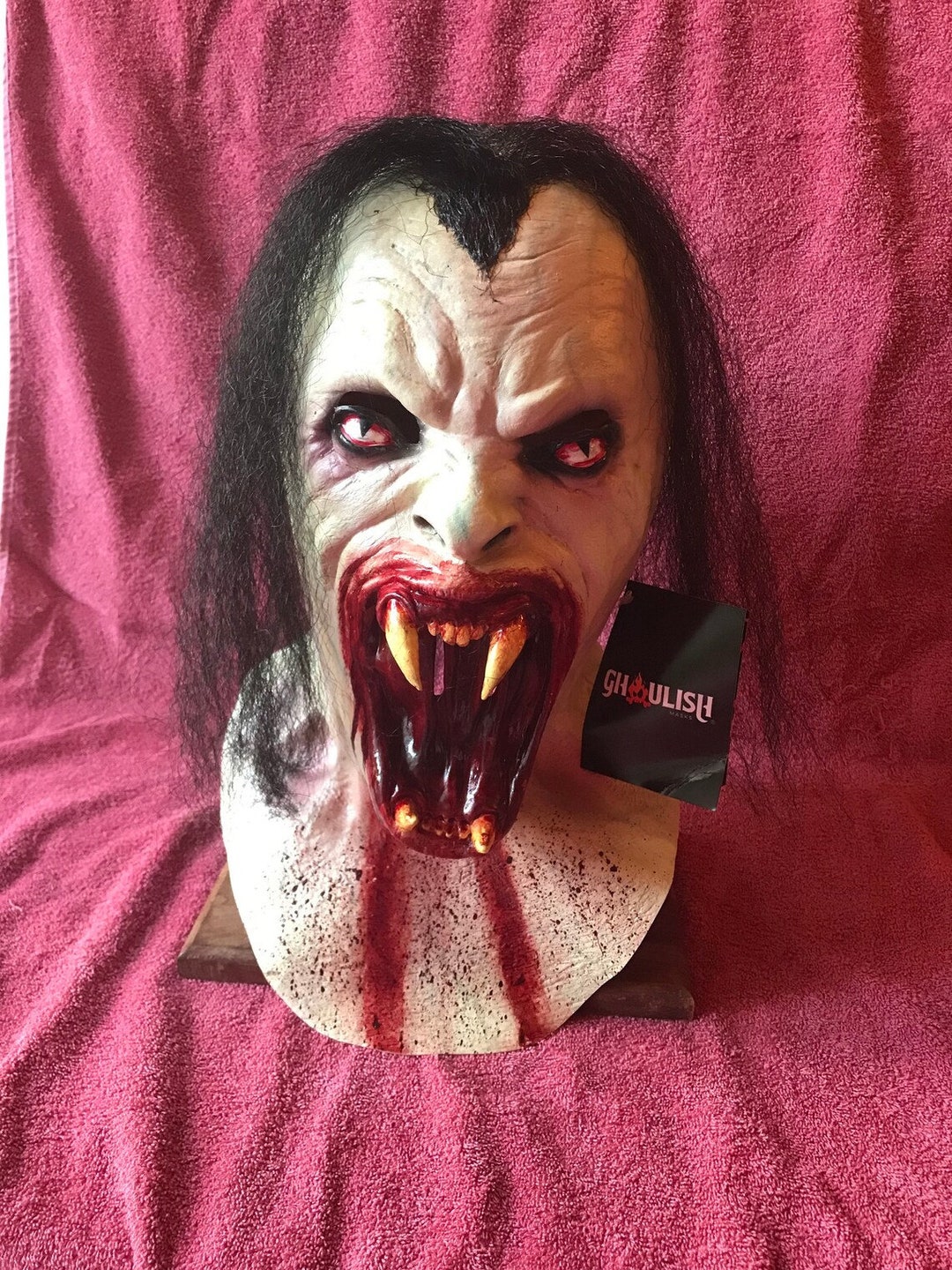 Halloween Viper Vampire Latex Deluxe Mask Ghoulish Productions 25% Off ...