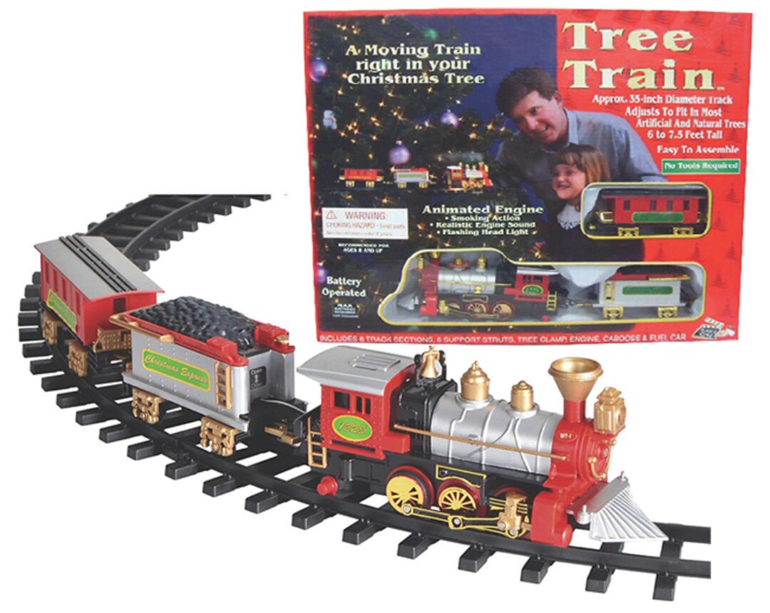 25% Off, Free Shipping! New Christmas Tree Train Set Decoration Prop ...