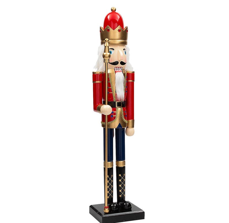 25% Off, Free Shipping! 3 Ft. Large Classic Red Wood Holiday Nutcracker ...