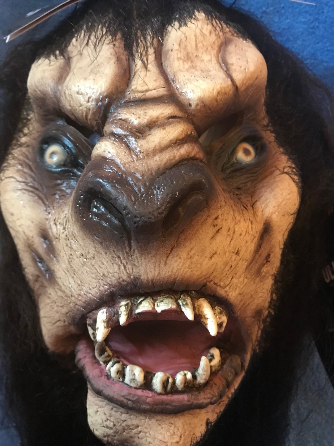 25% Off, Free Shipping! Halloween Snarling Werewolf Latex Deluxe Mask ...