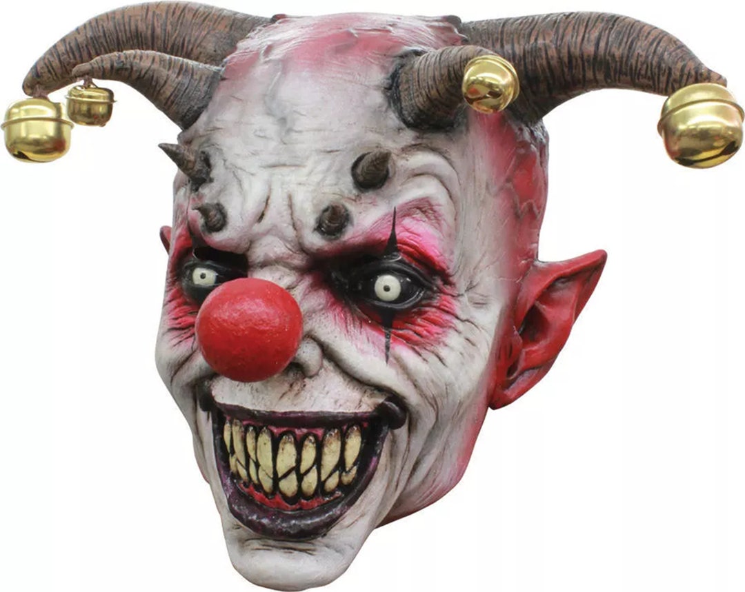 25% Off, Free Shipping! Halloween JINGLE JANGLE the Evil CLOWN Latex ...