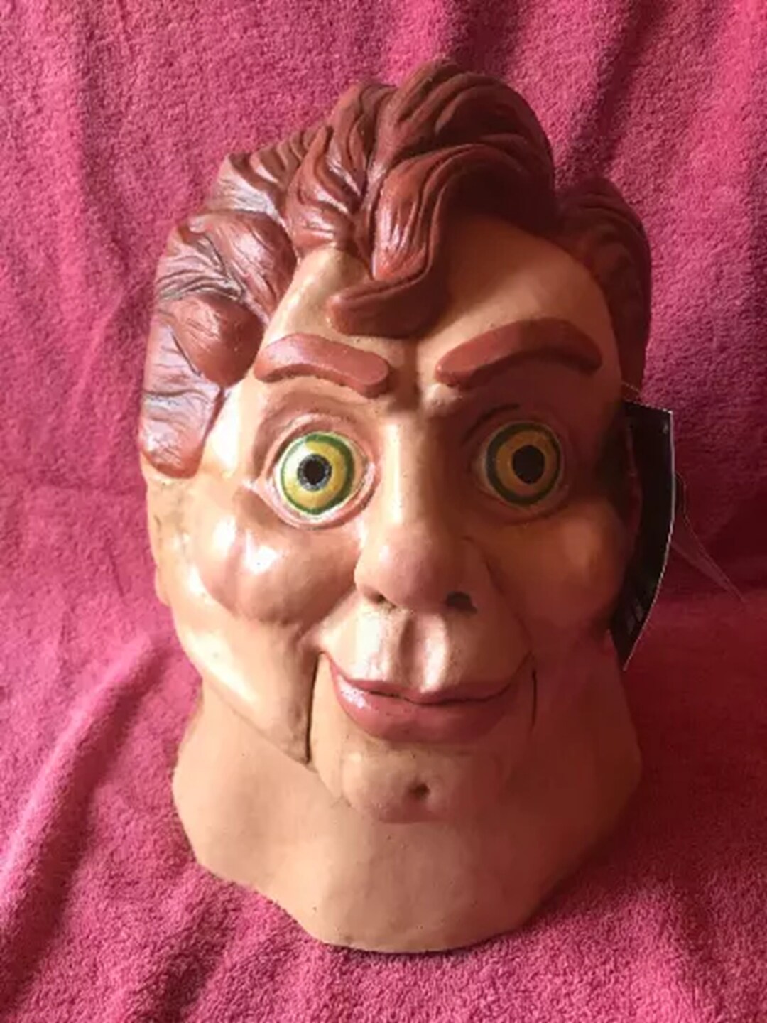 Halloween Goosebumps - SLAPPY THE DUMMY Latex Deluxe Mask Trick or ...