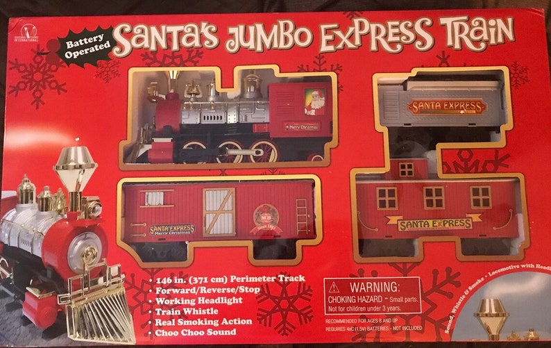 25% Off, Free Shipping Today! Santa's Train Jumbo Express Set Christmas ...