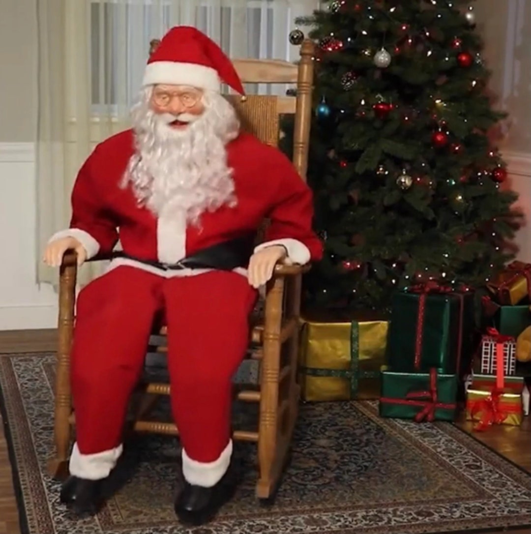 25% Off, Free Shipping NEW Christmas Animated Lifesize 54 Rocking Santa ...