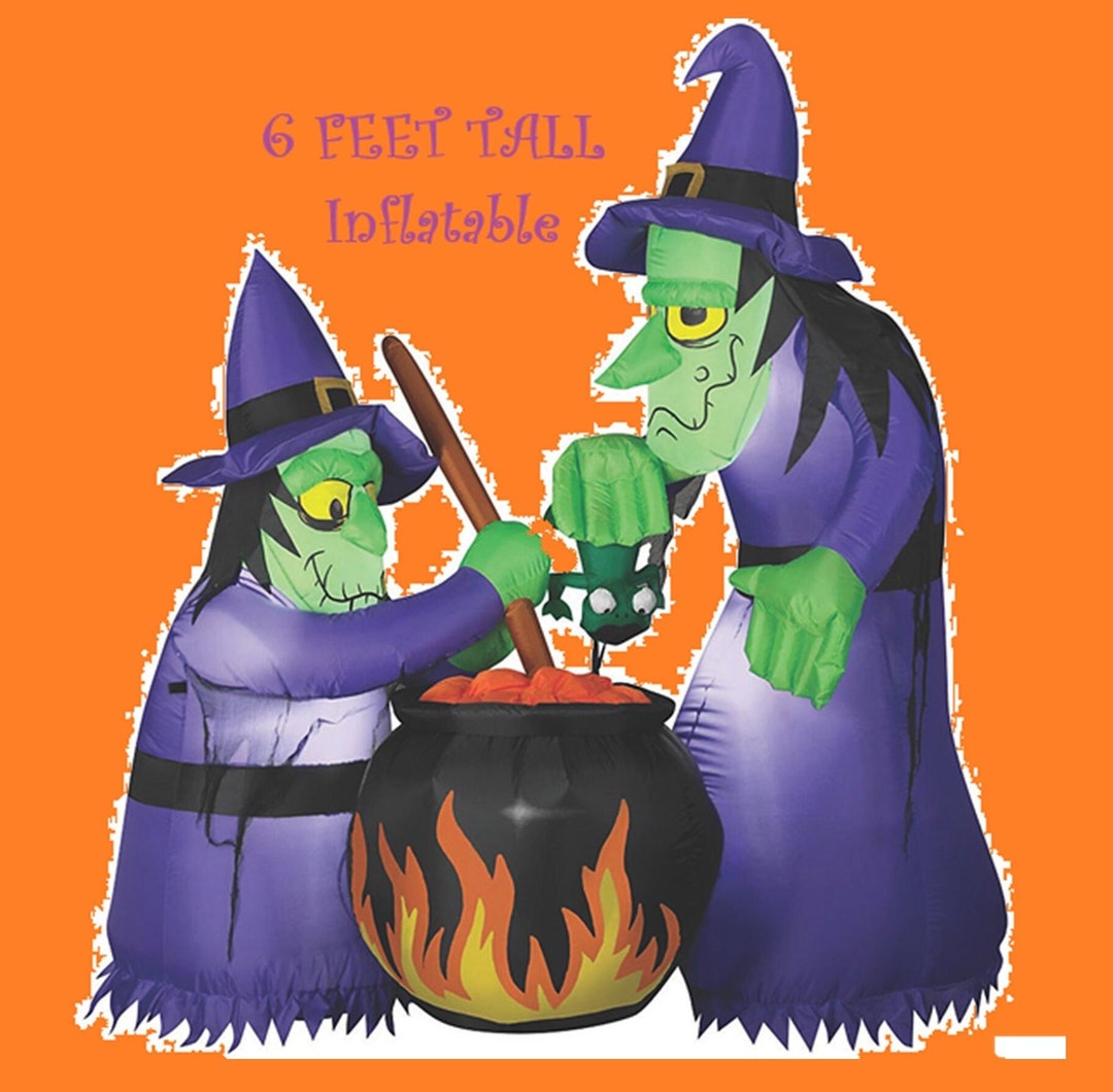 Fast Free Shipping NEW Halloween 6 Foot Blow up Inflatable Double ...