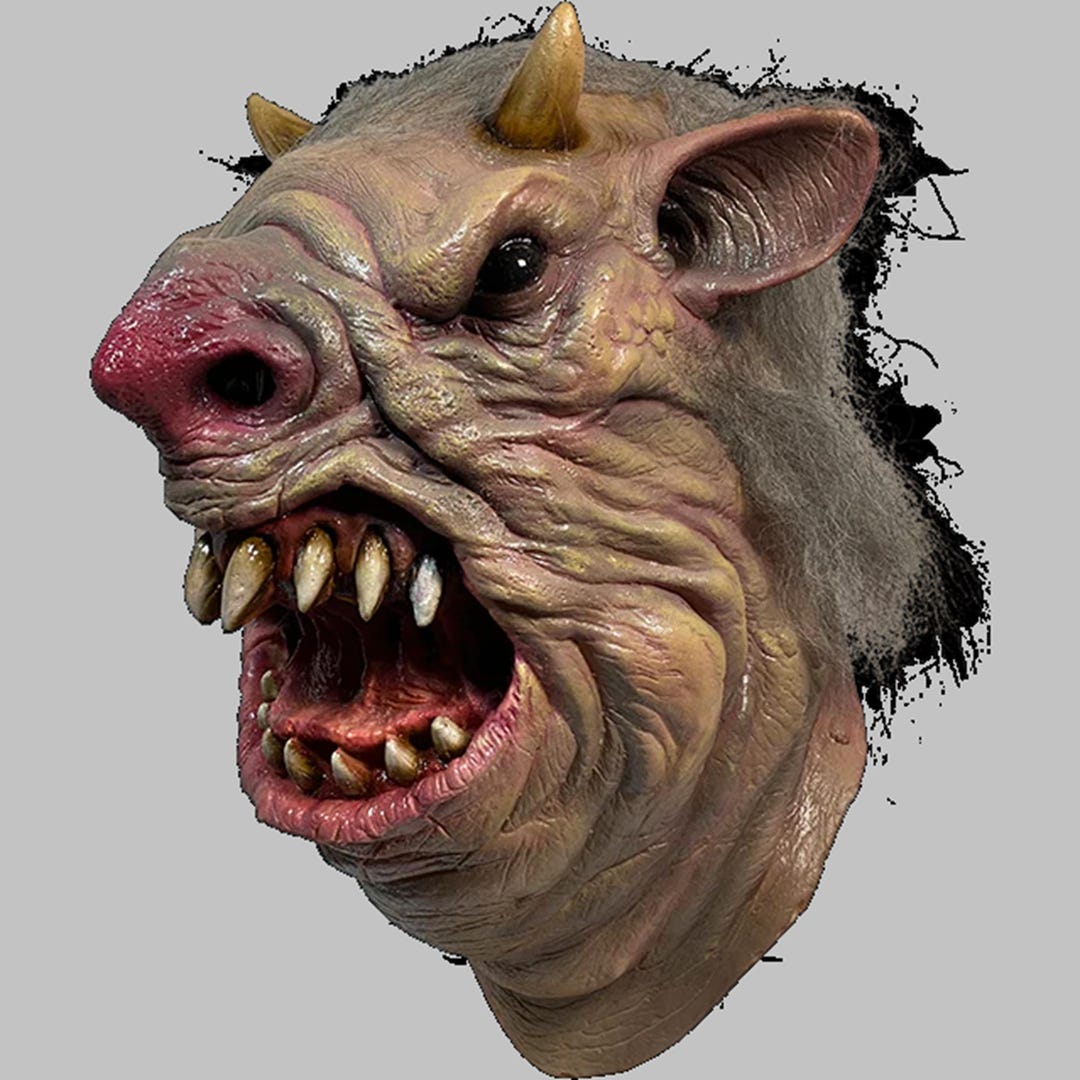 Ghoulies II Rat Ghoulie Overhead Latex Deluxe Mask Trick or Treat ...