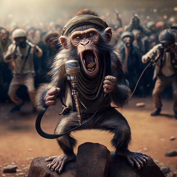 Rock Star Monkey