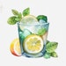 Lemonade Clipart, Drinks Clipart, Summer Clipart, Lemon Illustration ...