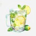 Lemonade Clipart, Drinks Clipart, Summer Clipart, Lemon Illustration ...