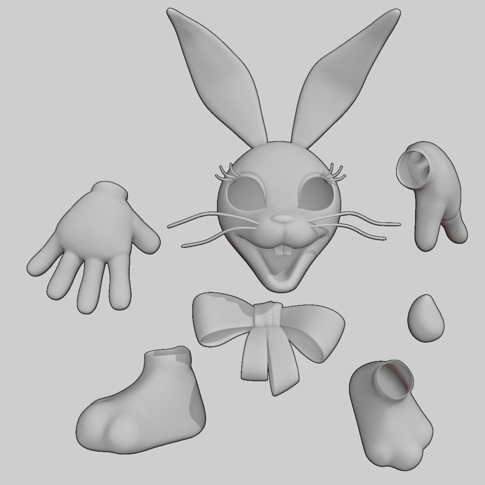 Fnaf / Five Nights at Freddy's Vanny Stl Files for Cosplay - Etsy