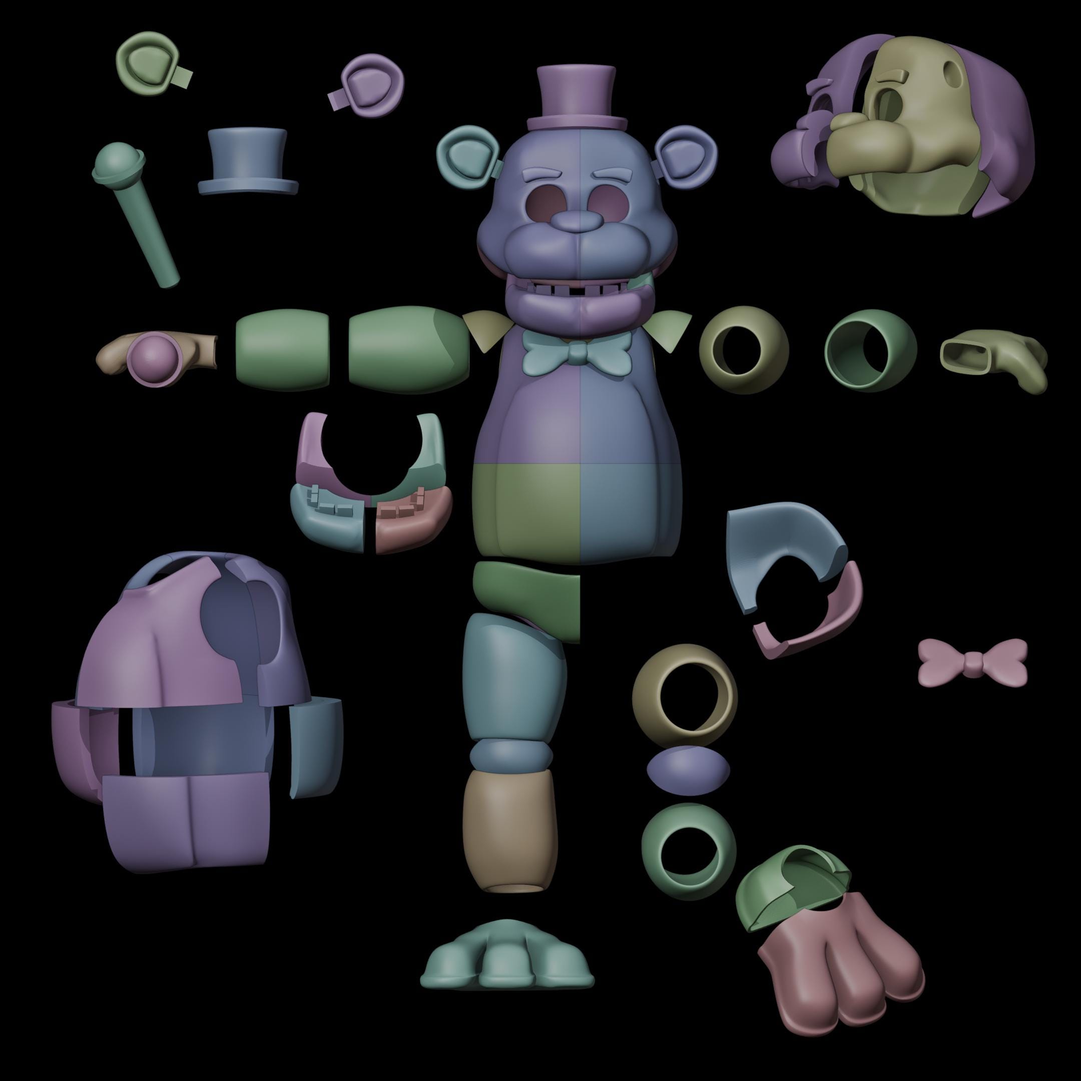 Five Nights at Freddy's Freddy for Cosplay Stl Files - Etsy