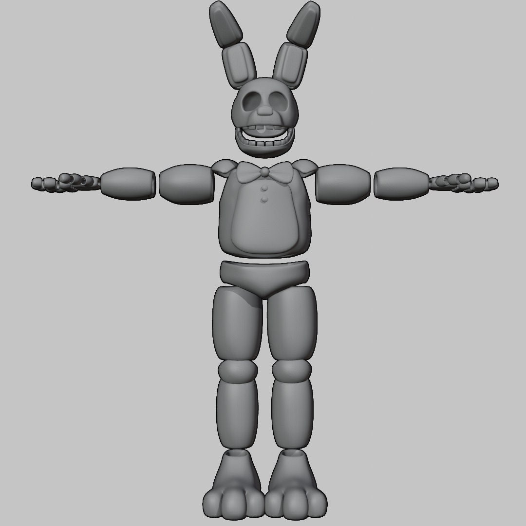 Fnaf / Five Nights at Freddy's Spring Bonnie Stl Files for Cosplay or ...
