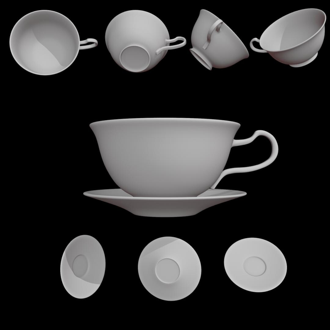 Teacup Stl Files - Etsy