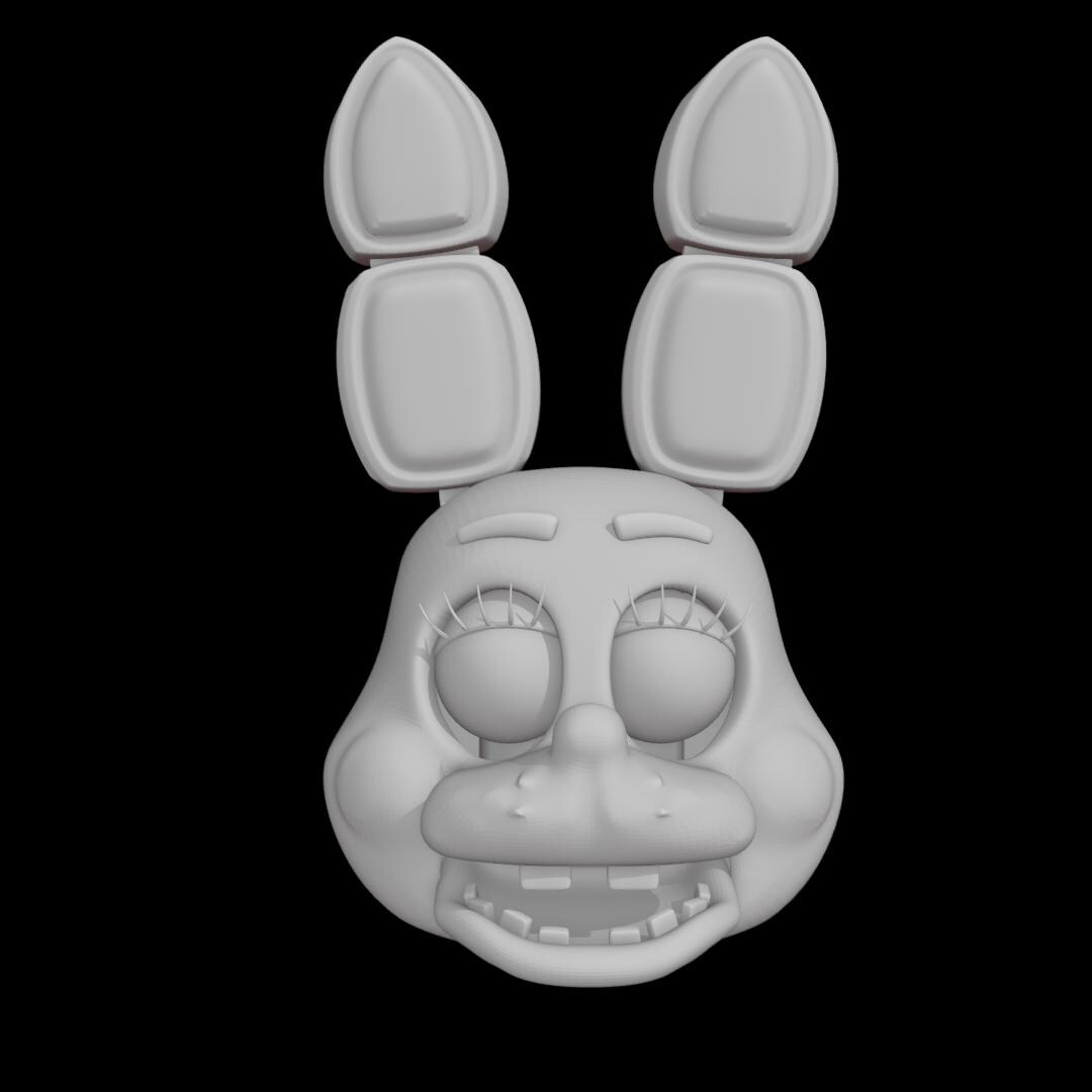 Five Night at Freddy's Toy Bonnie Head Figurine Stl File - Etsy