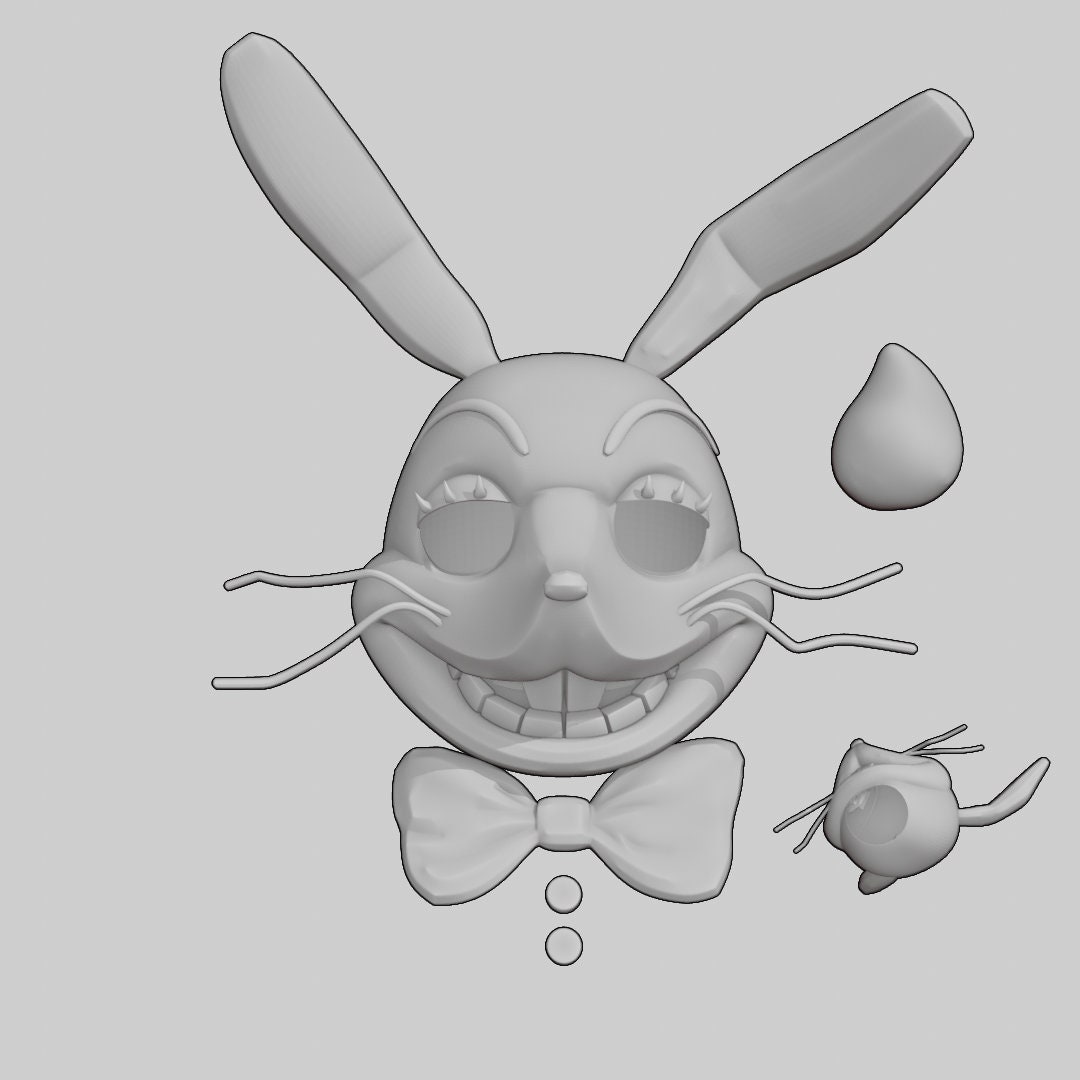 Fnaf / Five Nights at Freddy's Glitchtrap Stl Files for Cosplay - Etsy