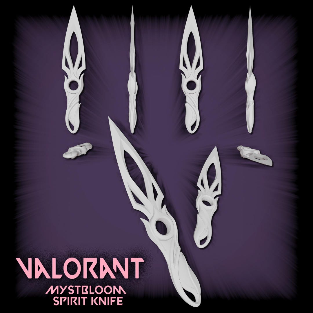 Valorant Bloom Knife for Cosplay Stl File - Etsy