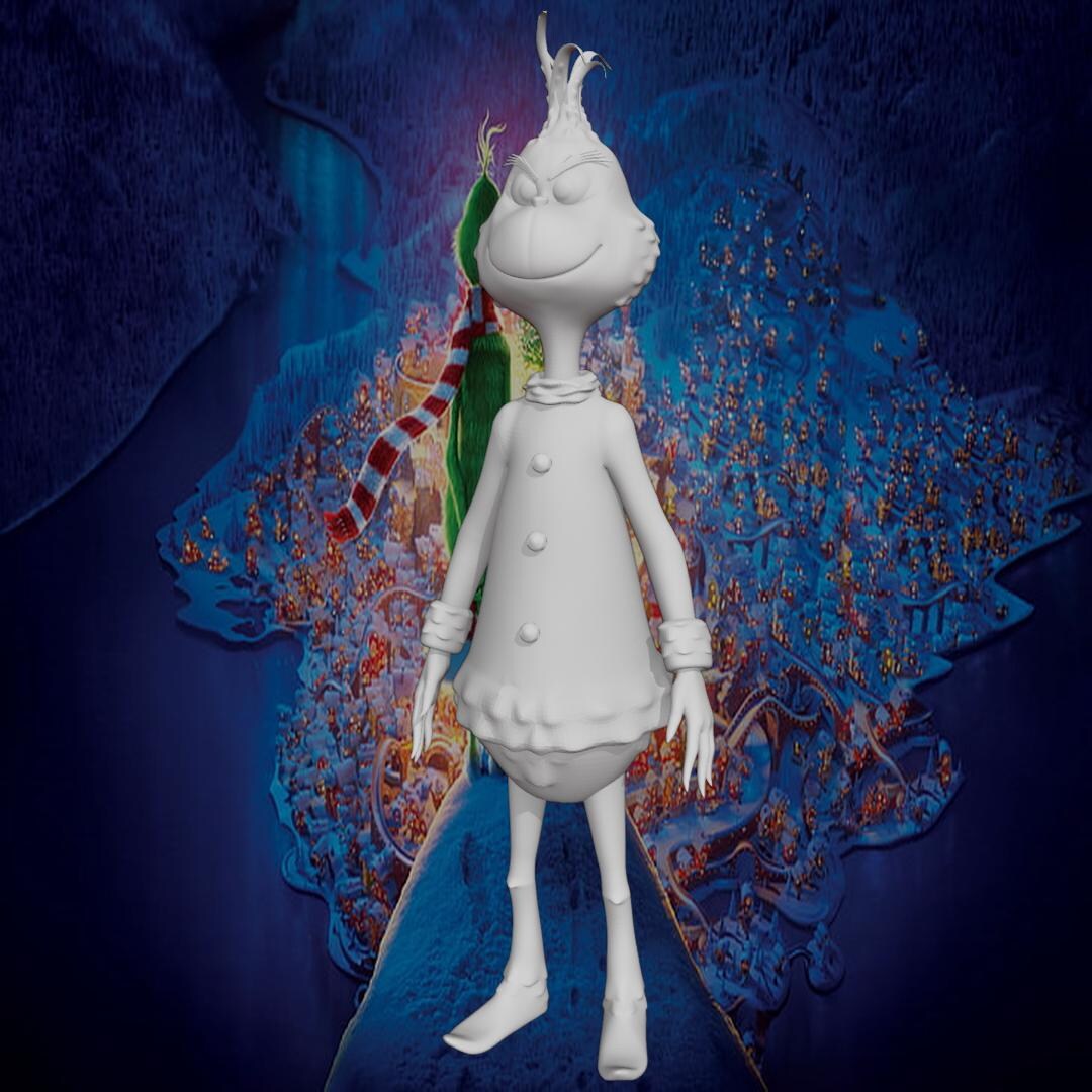 The Grinch the Grinch Figurine Stl File - Etsy