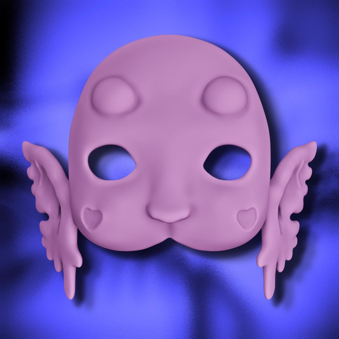Melanie Martinez Nymph Mask for Cosplay Stl File - Etsy