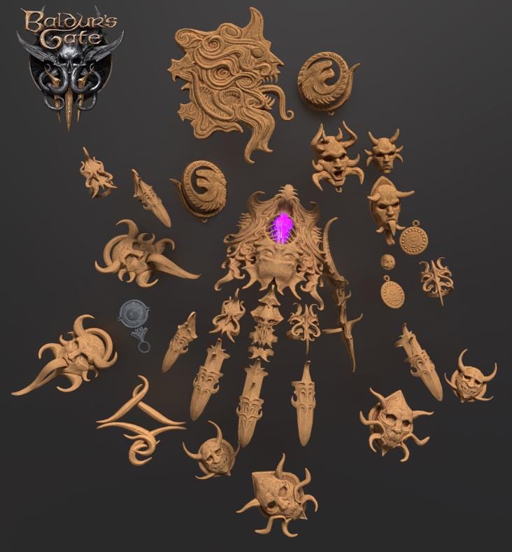 Baldur's Gate 3 Lord Enver Gortash Cloth of Authority Cosplay Files - Etsy