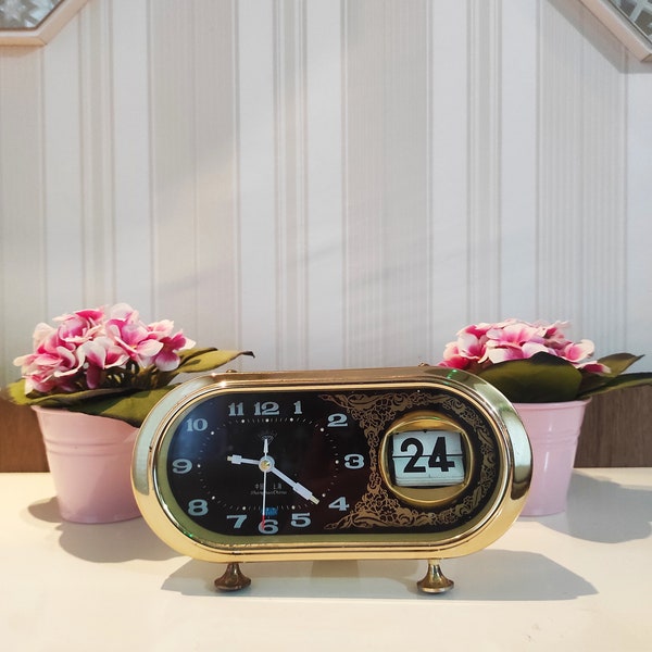 Antique Calendar Clock - Etsy