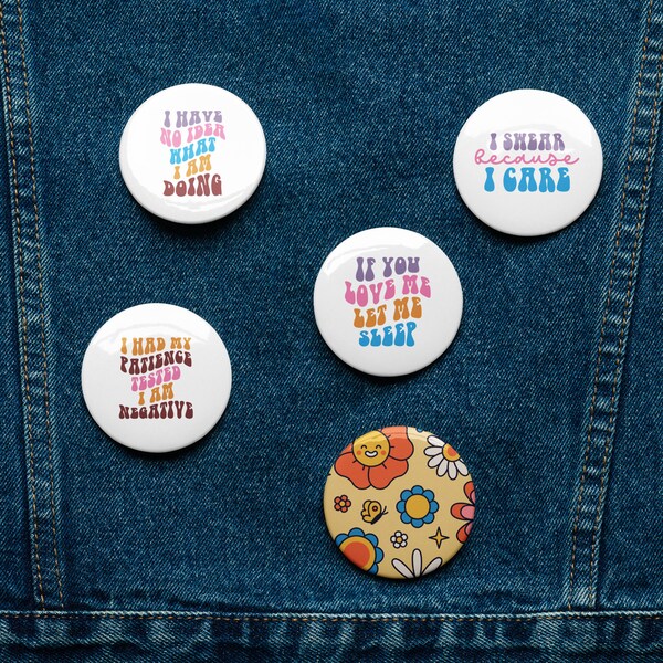 Slogan Button - Etsy