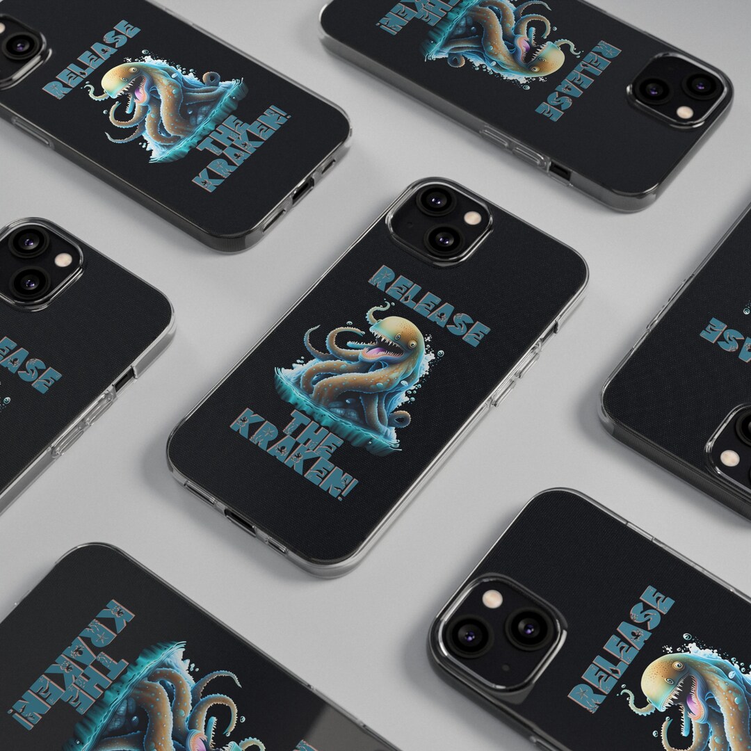 Fun Release the Kraken Soft Phone Cases Free Shipping - Etsy