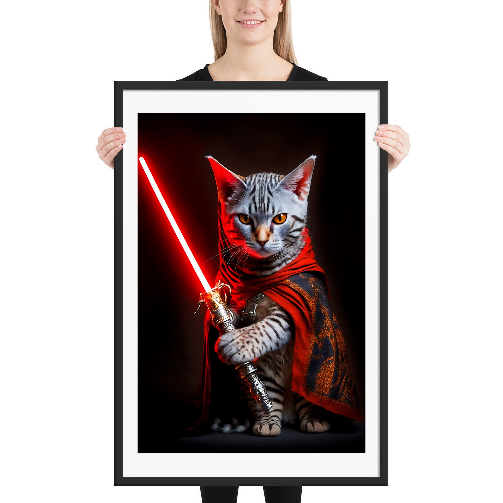Egyptian Mac Cat as a Sith A Star Wars Inspired Illustration - Etsy