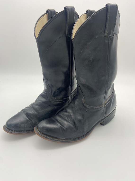 vintage black laredo western - Gem