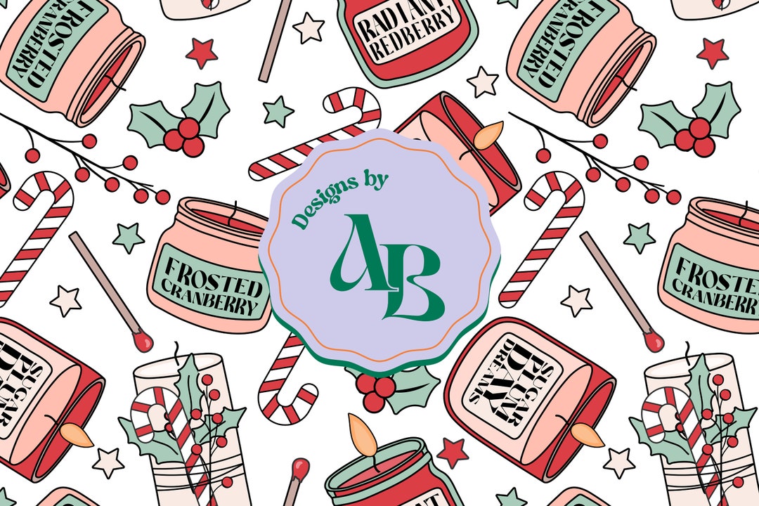 Christmas Seamless Pattern, Digital Download, Seamless Pattern ...