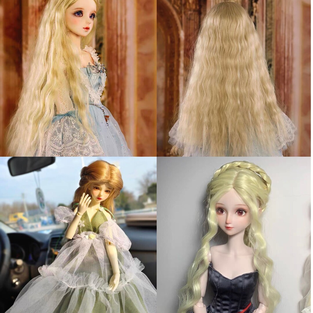 BJD Sd Doll High Temperature Wire Wig 3 4 6 8 Points Male and Female ...