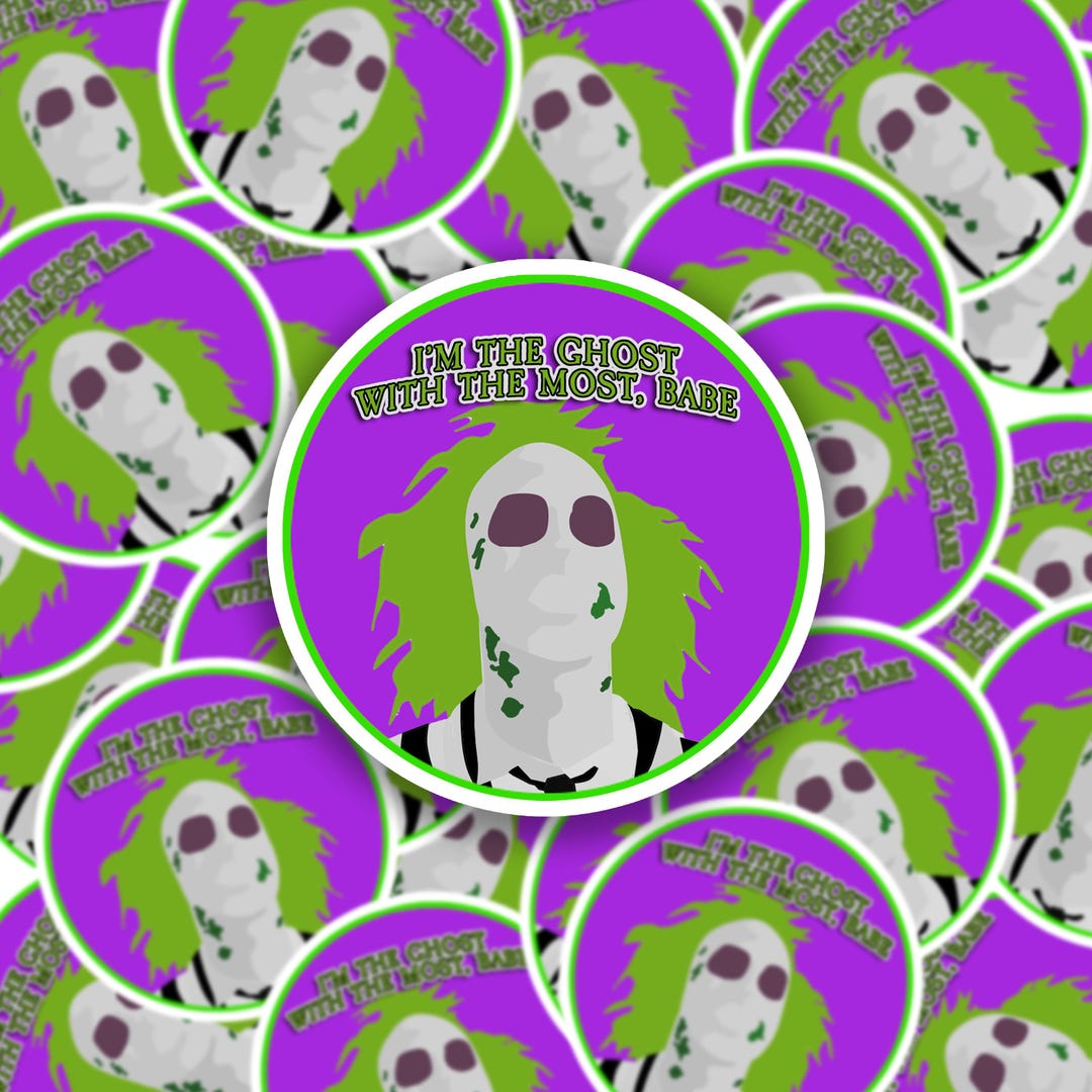 Beetlejuice Sticker - Etsy