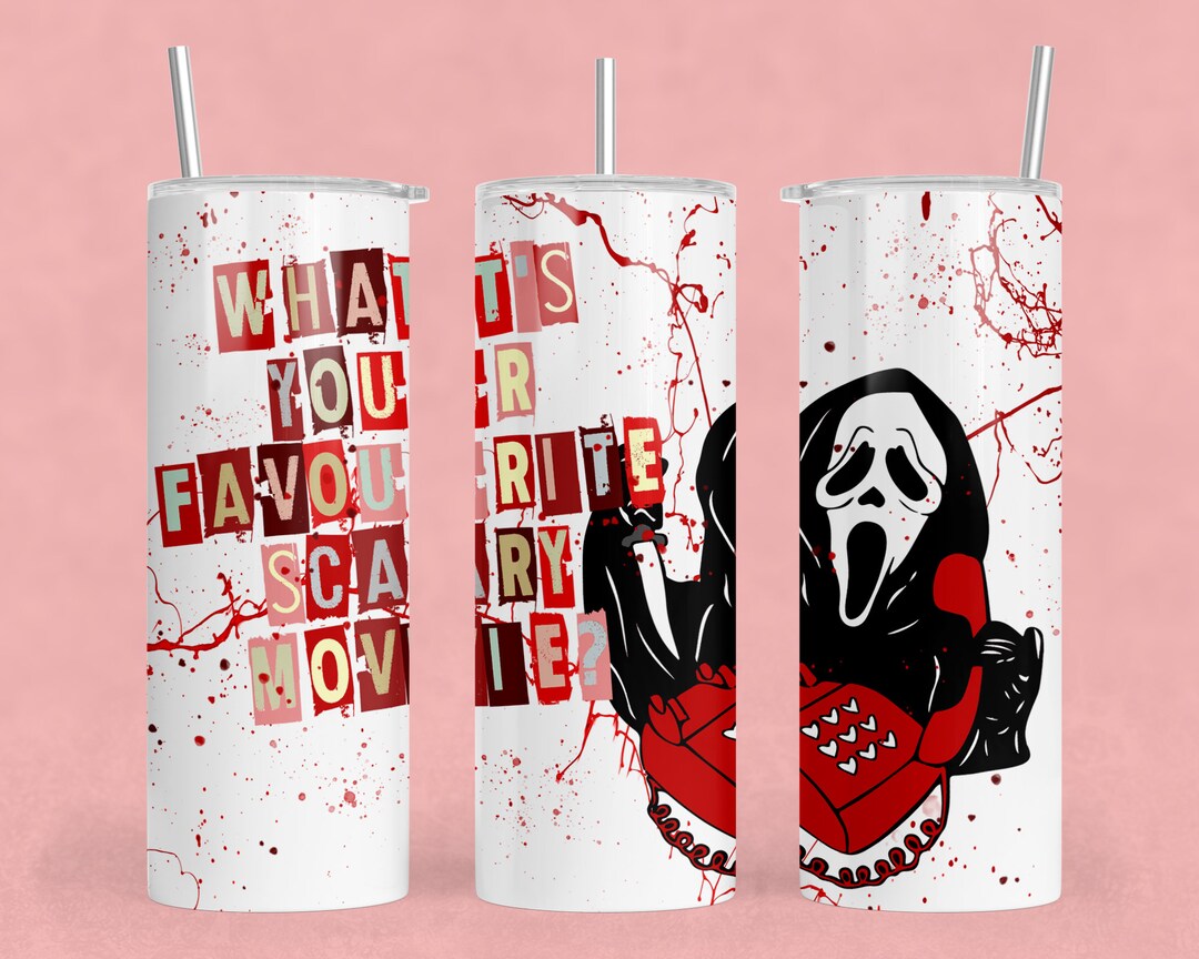 Ghostface Scream 20oz Tumbler JPEG JPEG Sublimation - Etsy