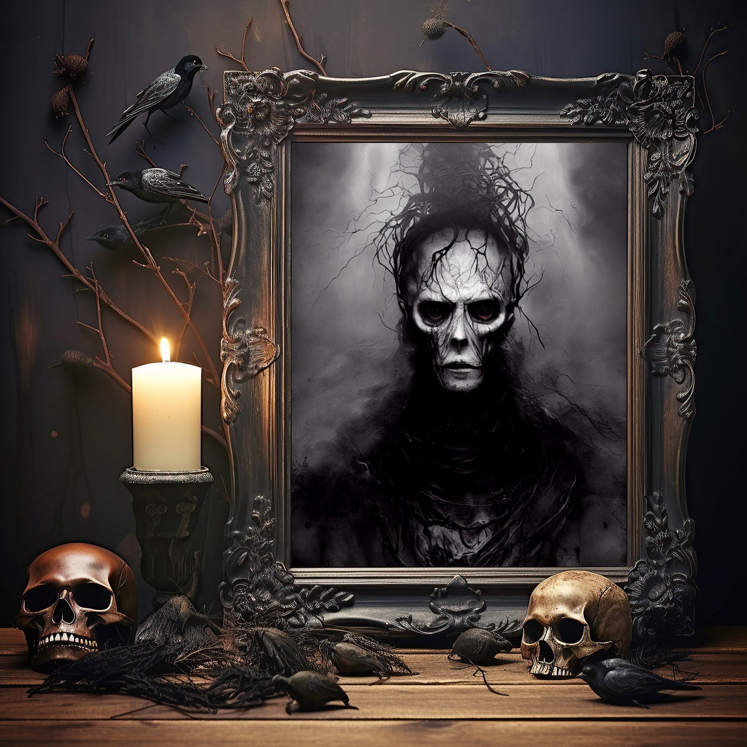 Spooky Dude A4 Print at Home Digital Download - Etsy