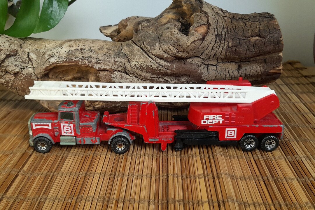 Vintage Matchbox Fire Engine 1984 - Etsy