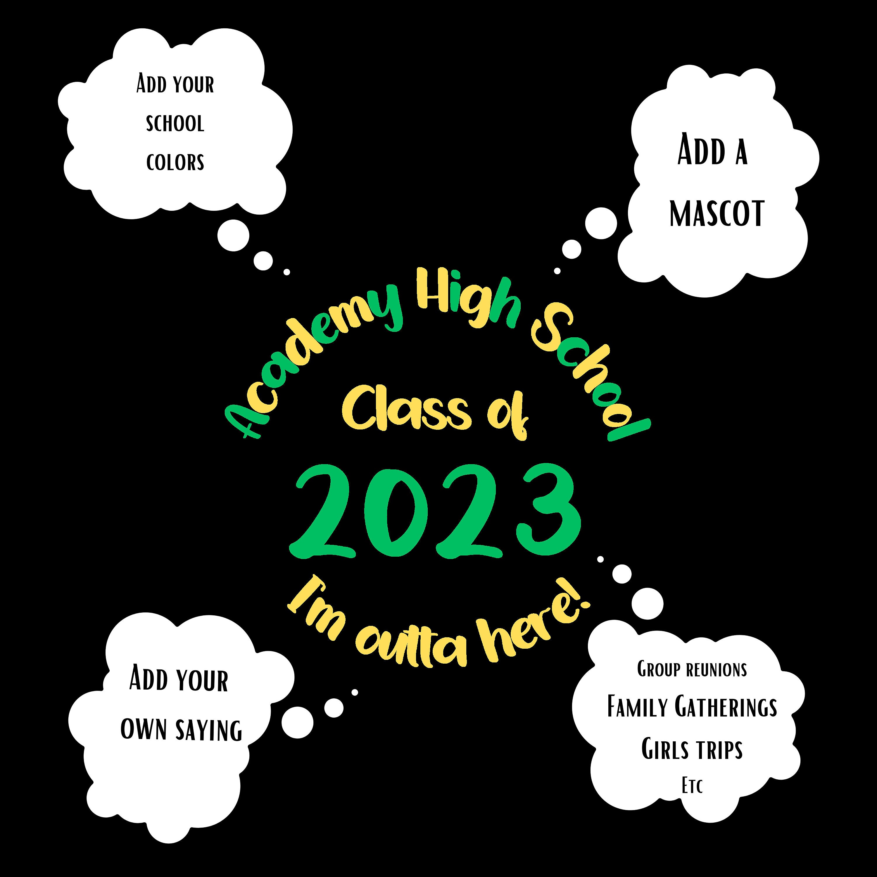 Custom Class Reunion Shirts Custom Matching Shirts, Bulk Order Reunion ...