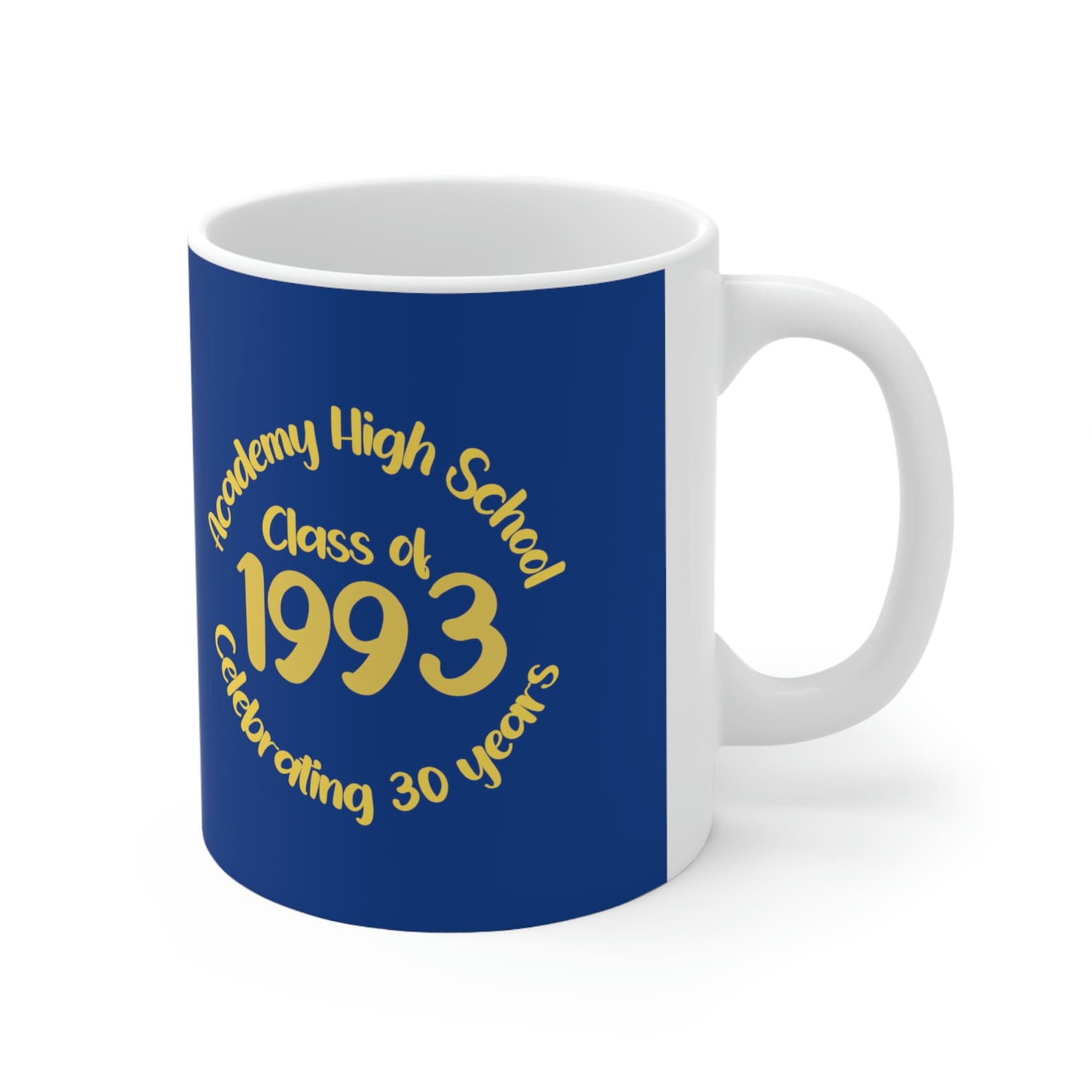 Custom School Reunion Coffee Mug School Name Custom Reunion Party Favor ...