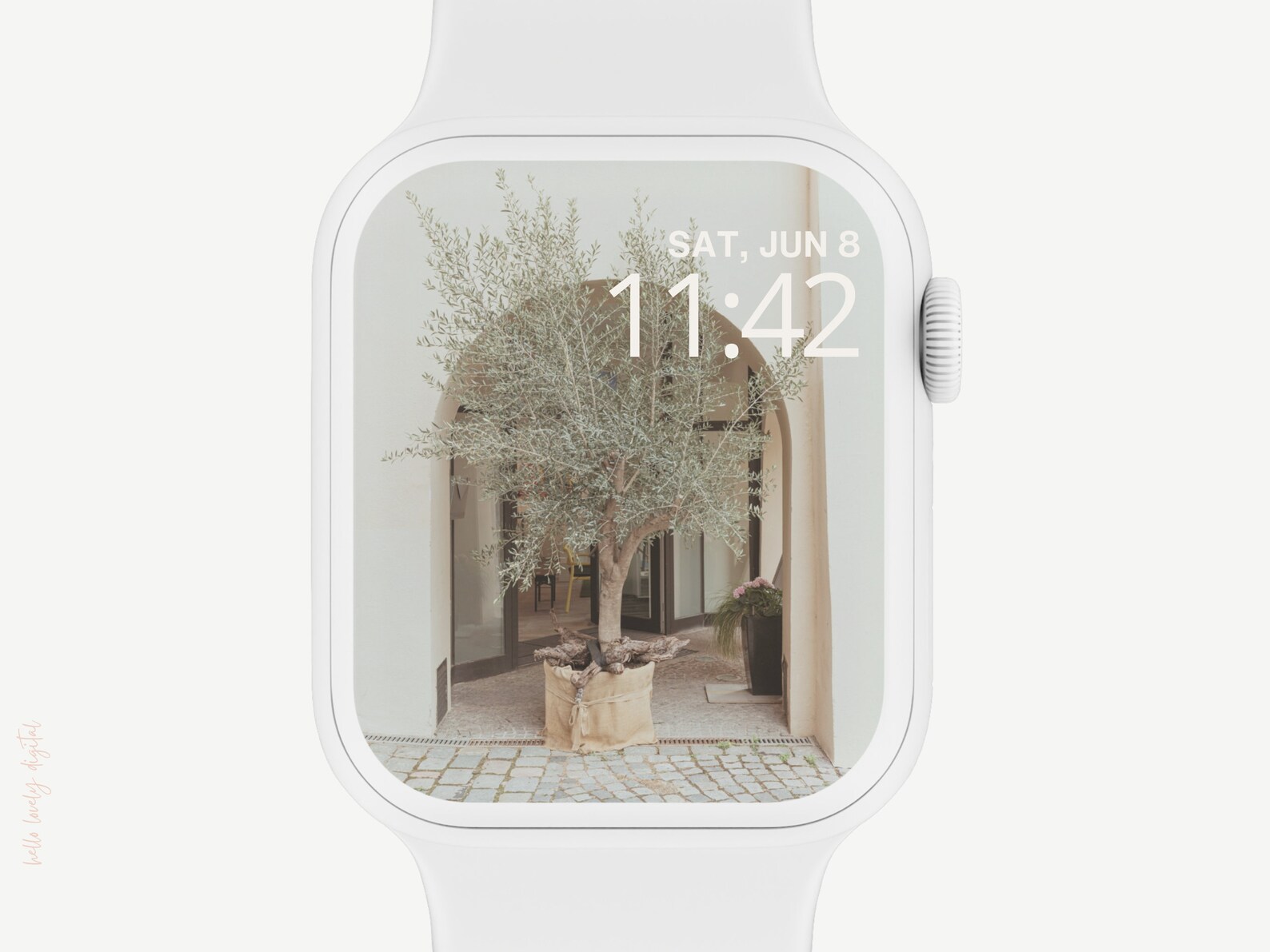 Minimal Apple Watch Wallpaper, Aesthetic Watch Face, Summer Wallpaper ...