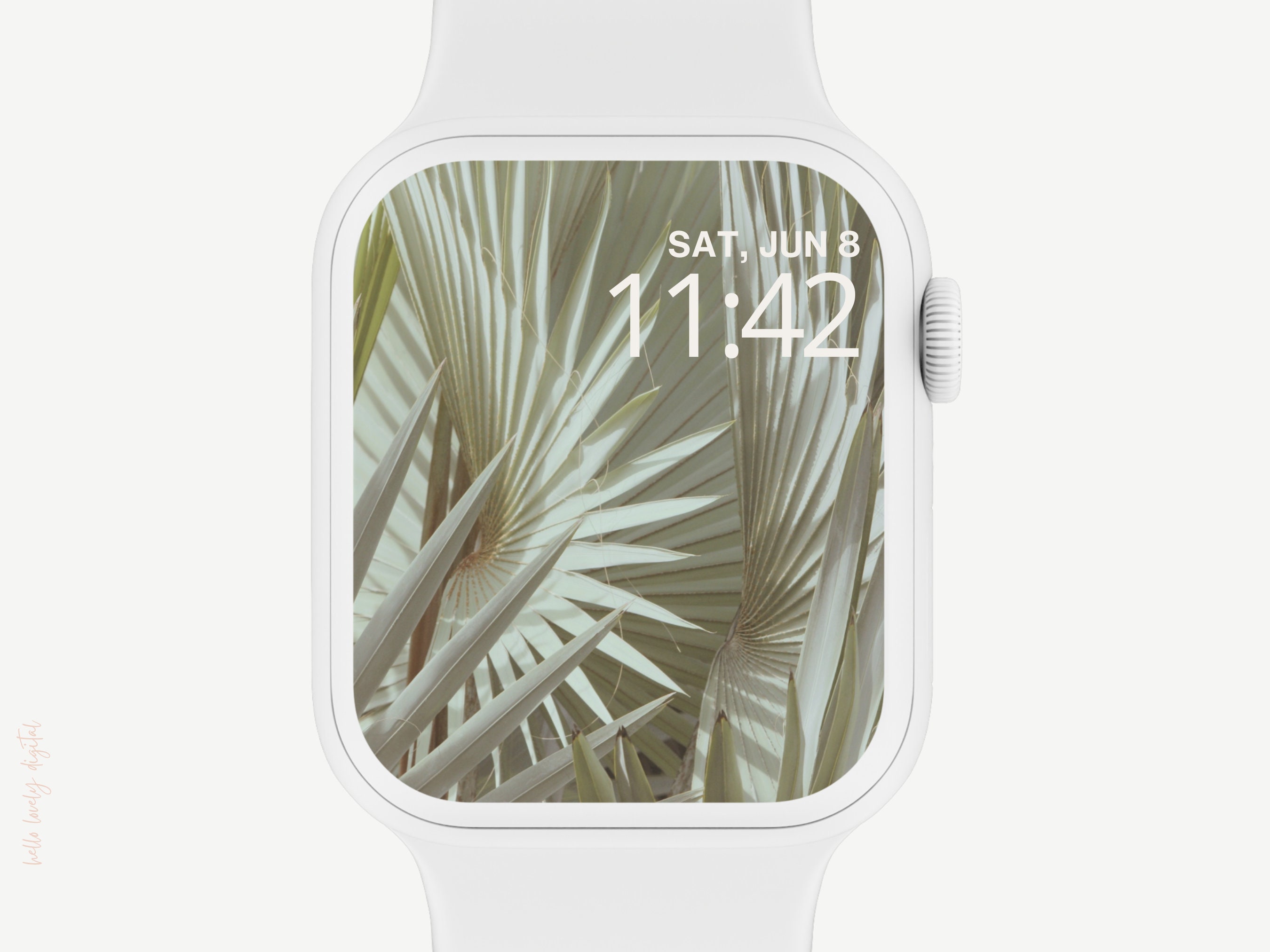Minimal Apple Watch Wallpaper, Aesthetic Watch Face, Summer Wallpaper ...