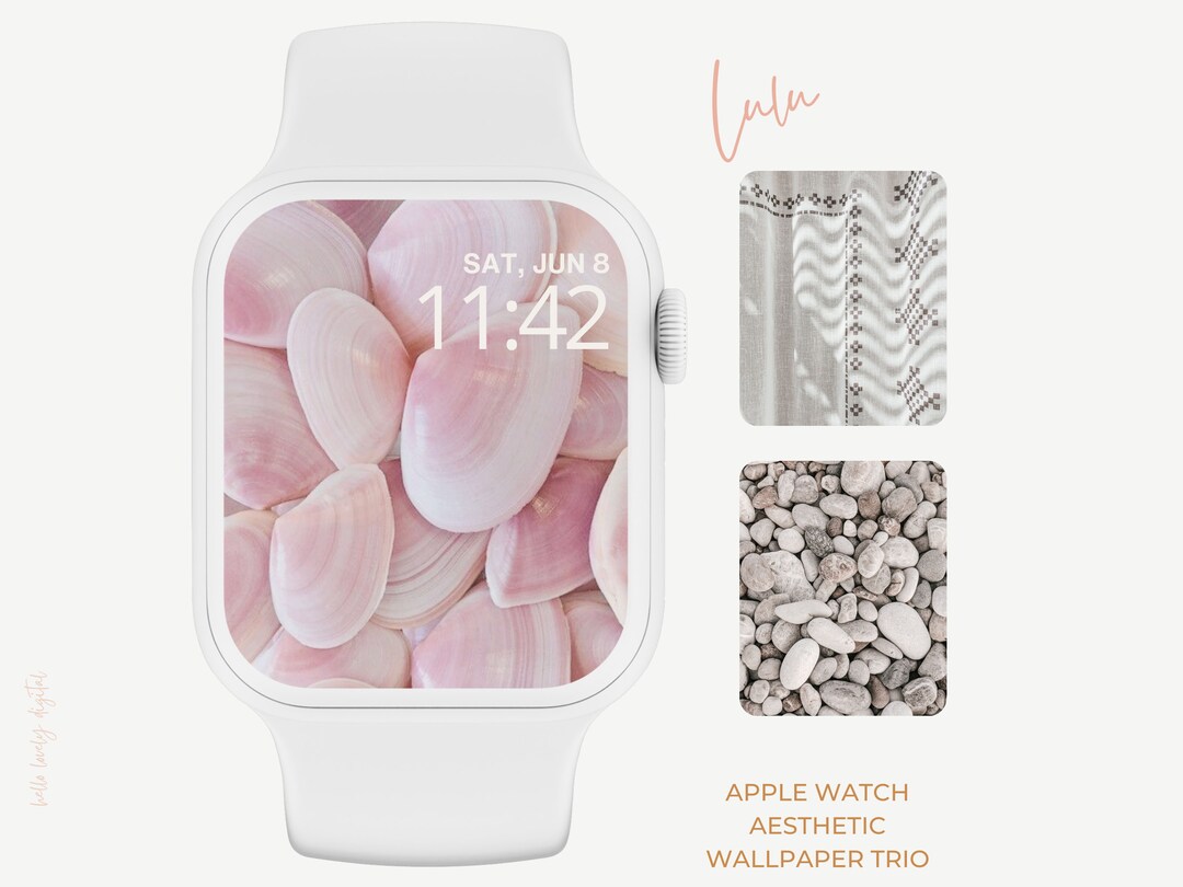Minimal Apple Watch Wallpaper, Aesthetic Watch Face, Summer Wallpaper ...