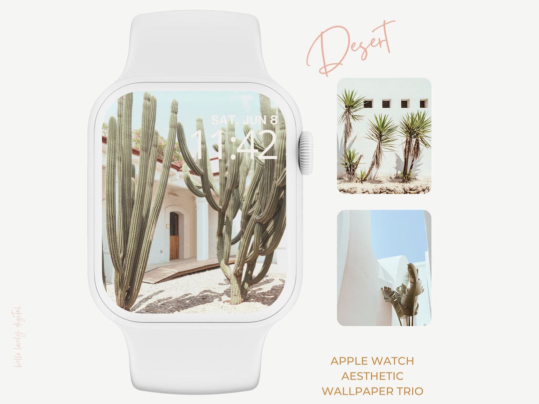 Minimal Apple Watch Wallpaper, Aesthetic Watch Face, Summer Wallpaper ...