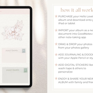 Digital Photo Album, Memory Book, Goodnotes Scrapbook, Digital Journal ...