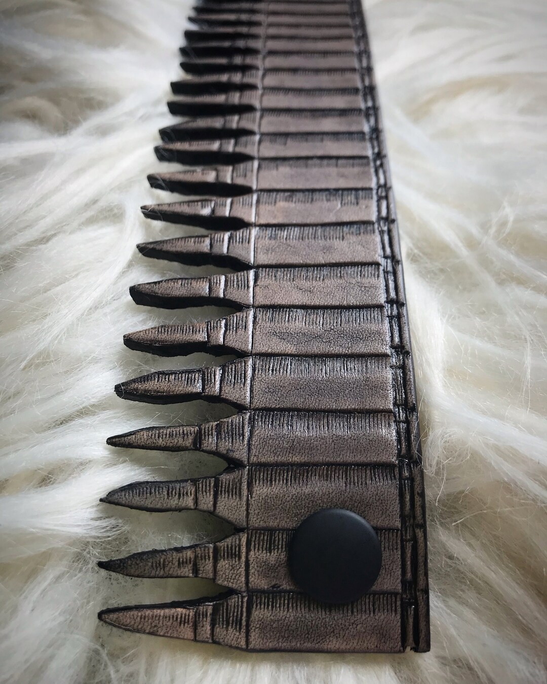 Belt Fed Bullet Cuff, Handcrafted Bullet Bracelet - Etsy